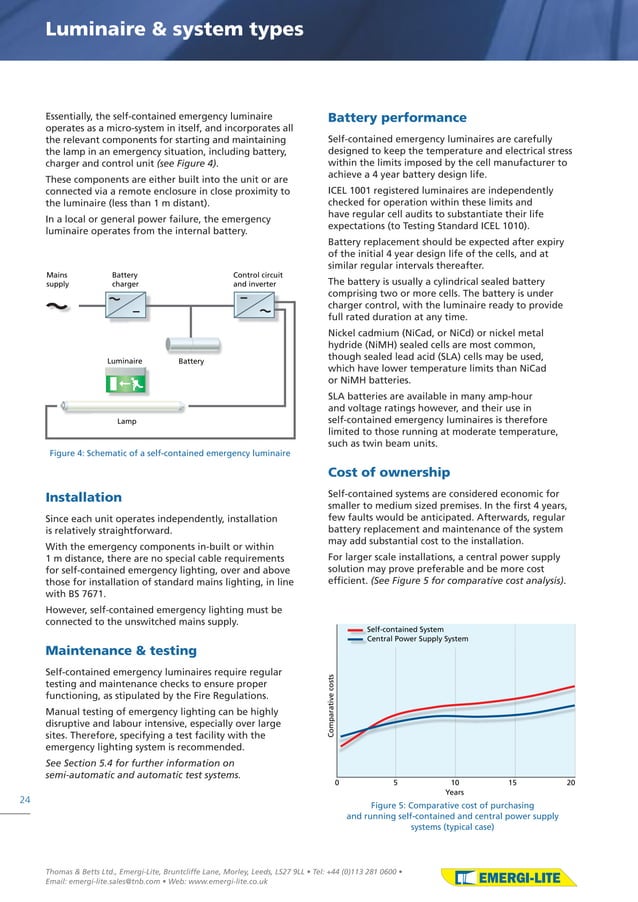 Emergi lite emergency lighting design guide | PDF
