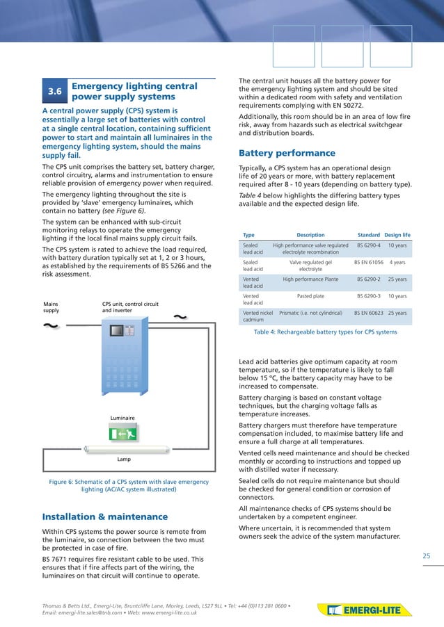 Emergi lite emergency lighting design guide | PDF