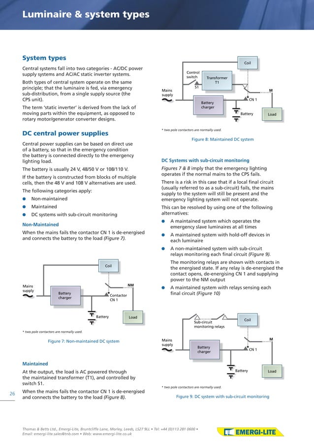 Emergi lite emergency lighting design guide | PDF