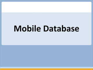 Emerging DB Technologies | PPT