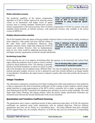 Emerging H.264 Standard: | PDF