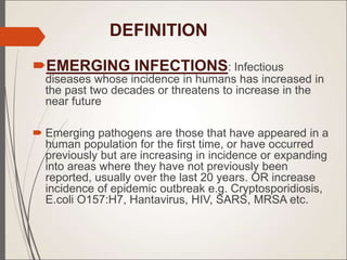 Emerging reemerging infections | PPT
