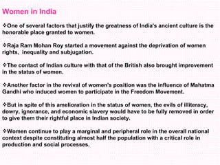 Emerging Role Of Women | PPT