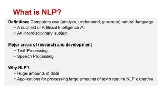 Artificial Intelligence: Natural Language Processing | PPTX