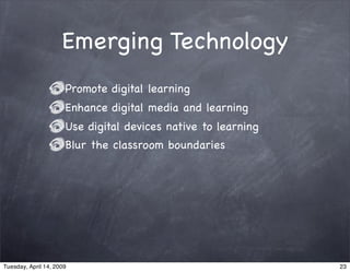 Emerging Technologies | PPT