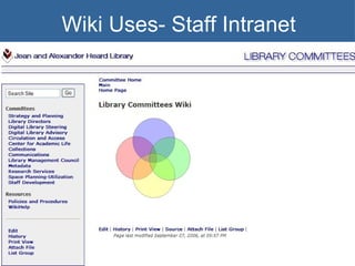 Emerging Technologies and Wikis for Libraries | PPT