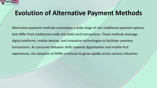 Emerging Alternative Payment Methods Trends and Opportunities | PPTX