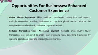 Emerging Alternative Payment Methods Trends and Opportunities | PPTX