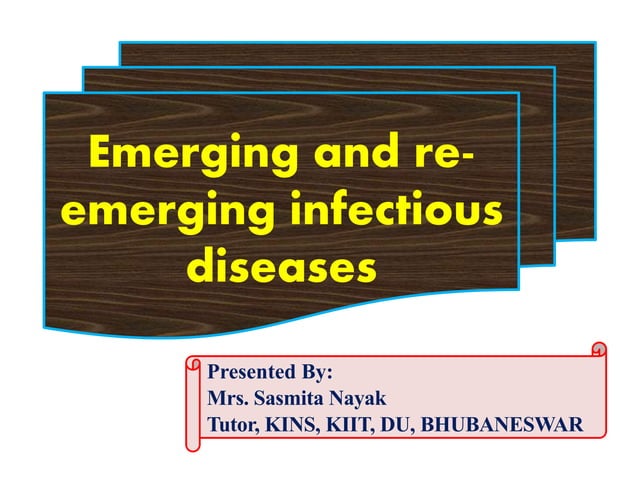 Emerging and re emerging diseases | PPTX | Cold and Flu | Diseases and ...