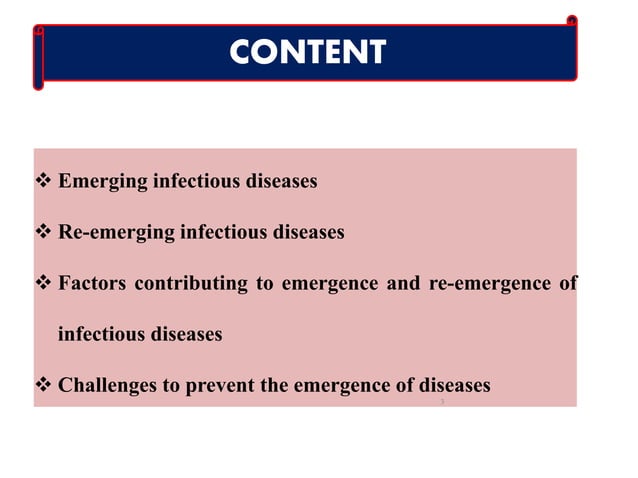 Emerging and re emerging diseases | PPTX | Cold and Flu | Diseases and ...