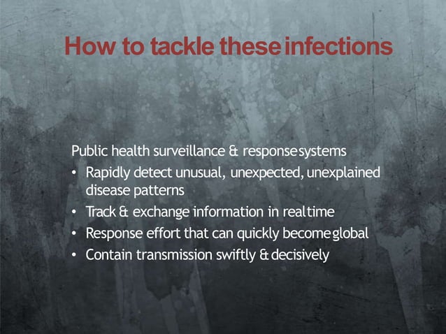 Emerging and re emerging infections | PPTX