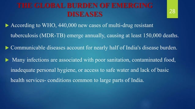 Emerging and reemerging diseases. | PPTX