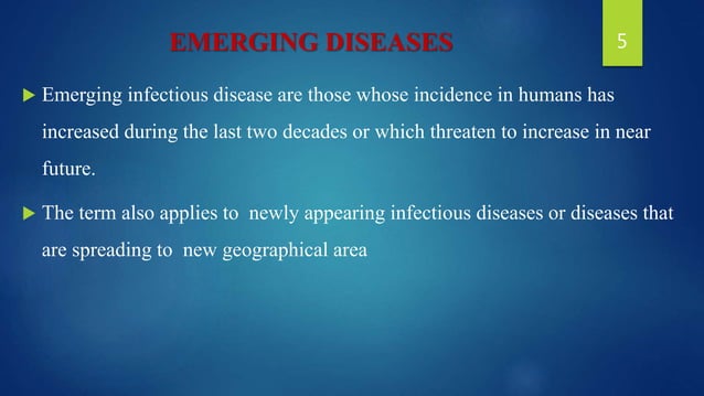 Emerging and reemerging diseases. | PPTX