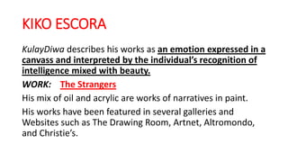 emerging artists.ppt | Arts and Crafts | Hobbies & Interests