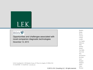 Opportunities and Challenges Associated with Novel Companion Diagnostic ...