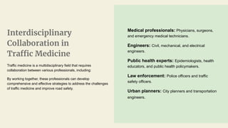 Traffic medicine concept, particularly in urban settings | PDF