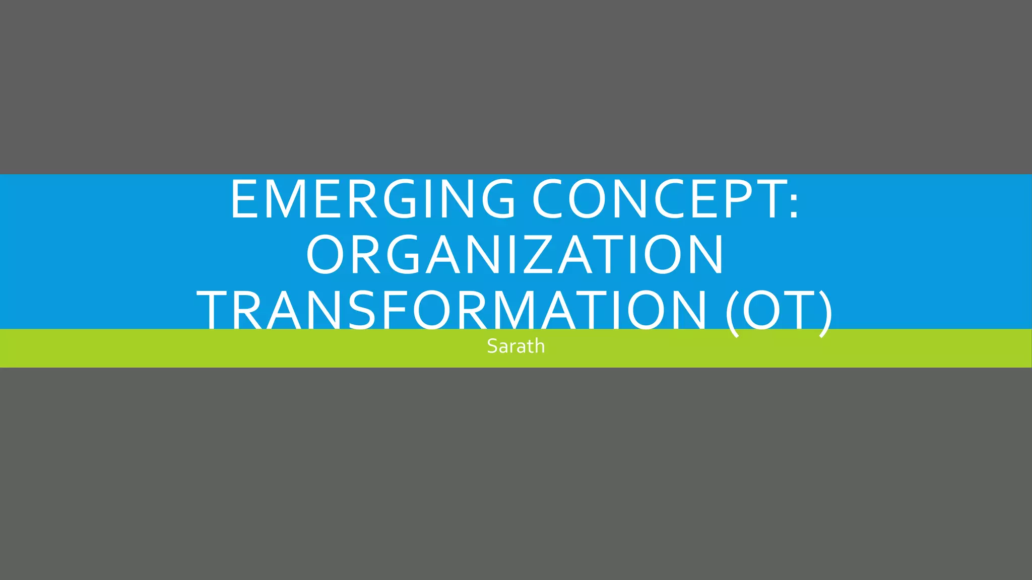 Emerging concept | PPT