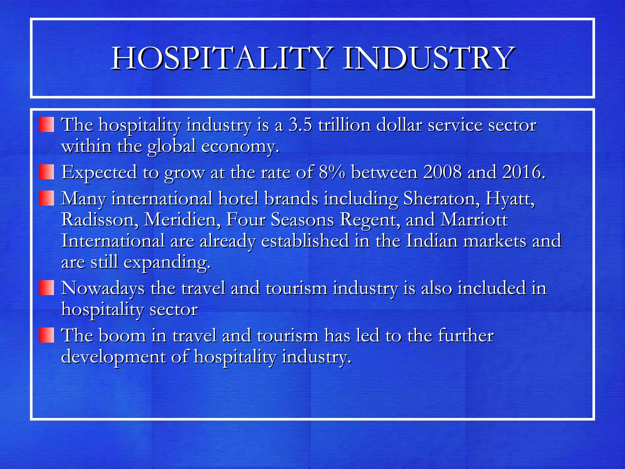 Emerging Concepts In Indian Hospitality Industry | PPT