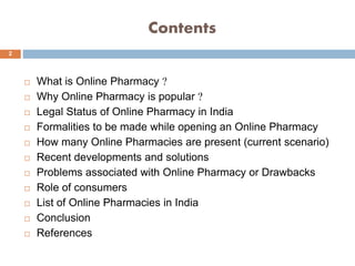 Emerging Concepts of Online Pharmacies ... Really Blessing for Society ...