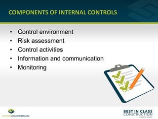 Emerging Contractors Mitigating Control Risk | PPT