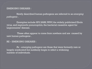 Emerging Diseases and re emerging Diseases.pptx