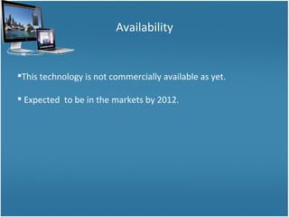 Emerging Display Technologies | PPT