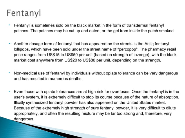 Emerging drugs of Abuse and Emerging Drug Trends | PPT