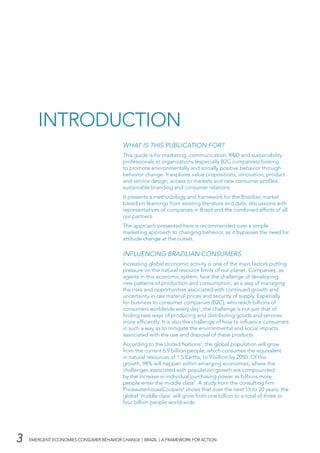 Framework for Action: Consumer Behavior Change | PDF