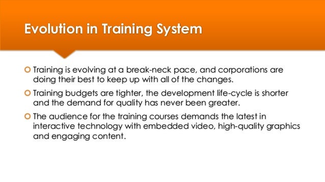 Emerging global trends in training and development Emerging global trends in training and development