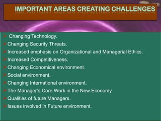 Emerging horizons of management.sanjeev patel | PPTX