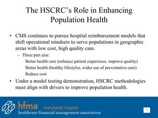 Emerging hscrc methodologies case pohl (final) | PPTX