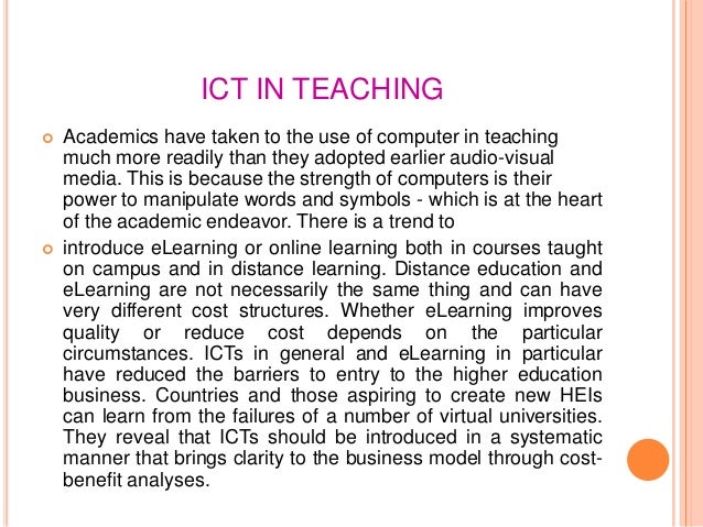 Emerging ict applications in higher education in 21 st century