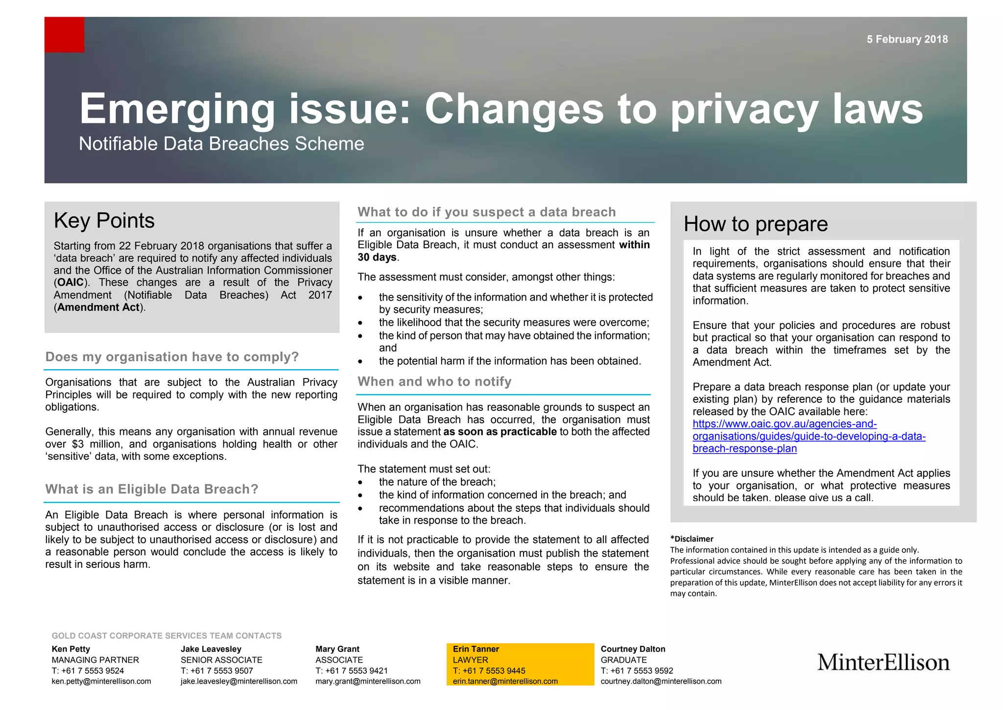 Emerging issues - notifiable data breaches scheme | PPT