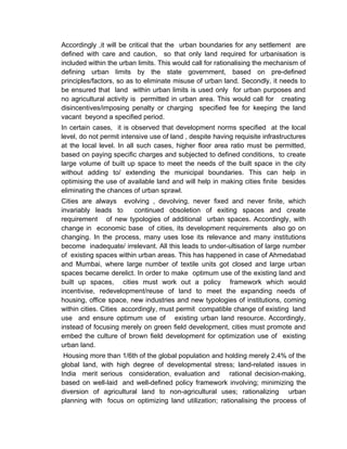 Emerging Issues and Urban challenges- Land.docx