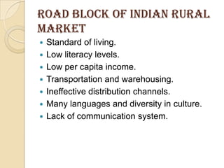 Emerging issues in rural marketing | PPTX