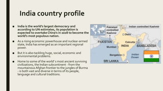 INDIA - economy analysis | PPTX