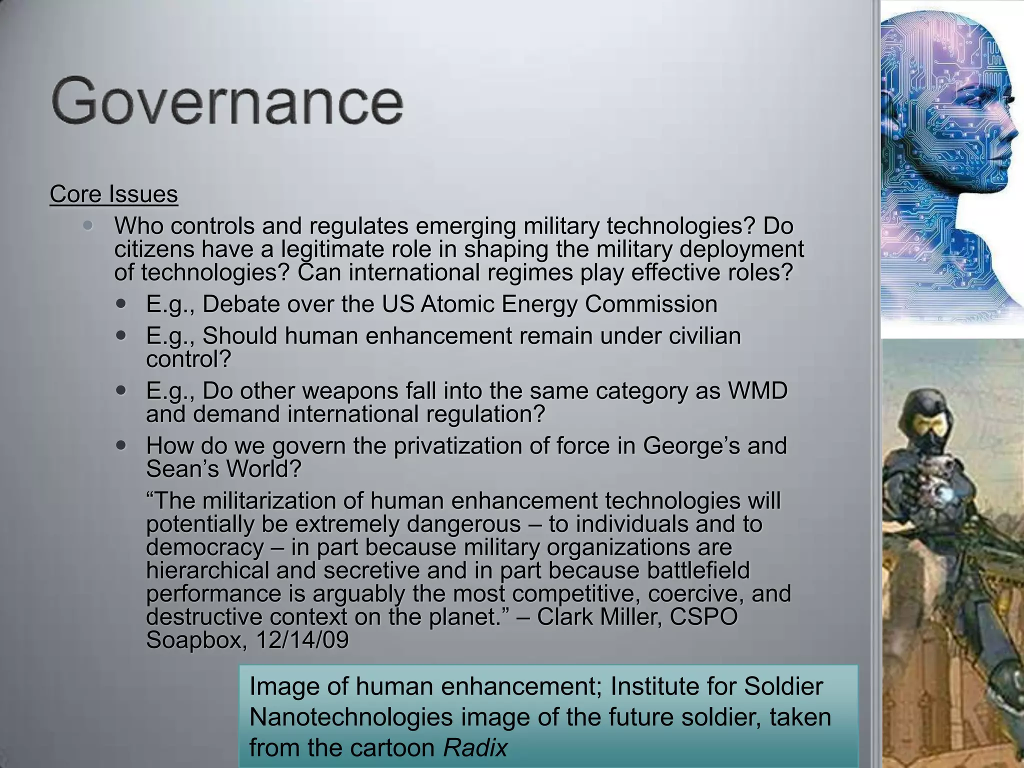 Emerging Military Technologies, Civil Society, And Democracy | PPTX