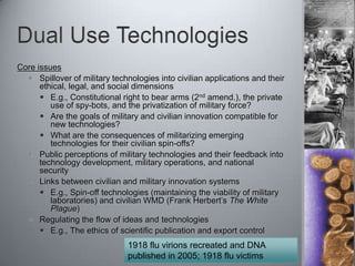 Emerging Military Technologies, Civil Society, And Democracy | PPTX