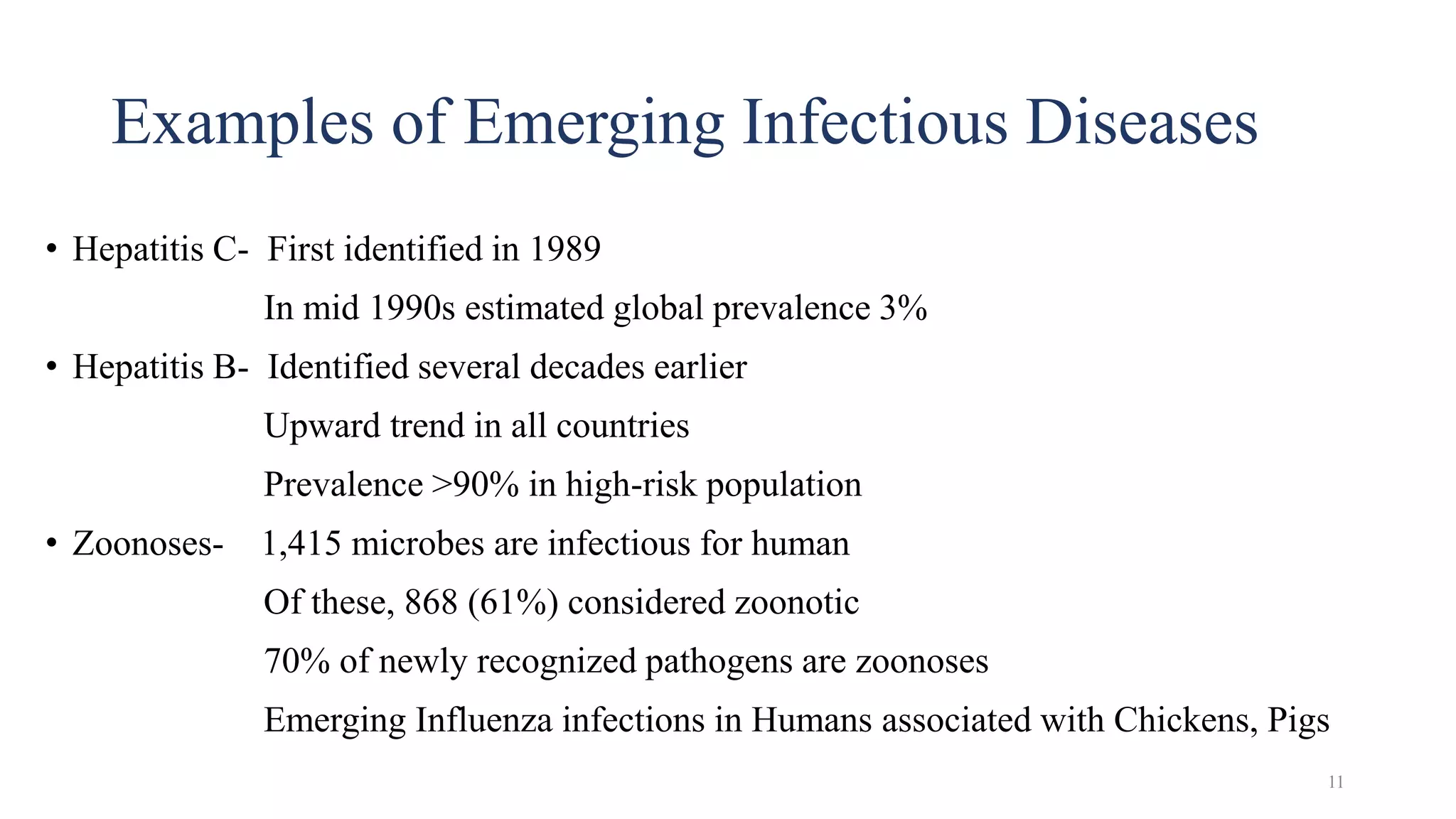 Emerging and reemerging infectious diseases | PPTX