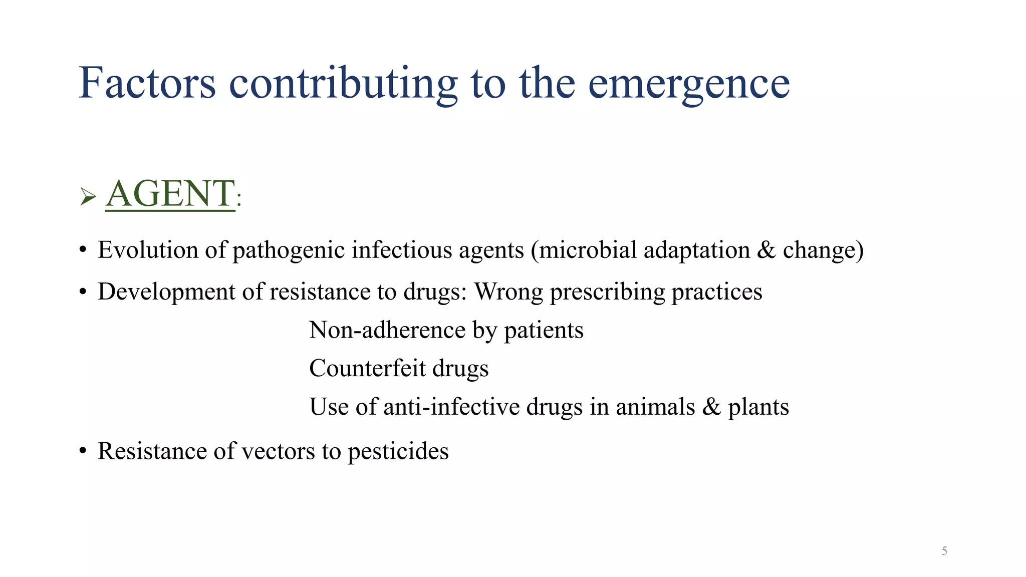 Emerging and reemerging infectious diseases | PPTX