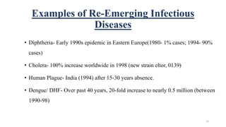 Emerging and reemerging infectious diseases | PPTX