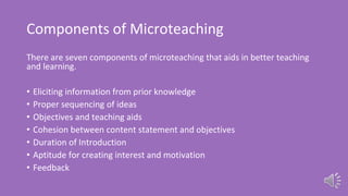 Extended Microteaching - Innovative Teaching Pedagogies | PPT