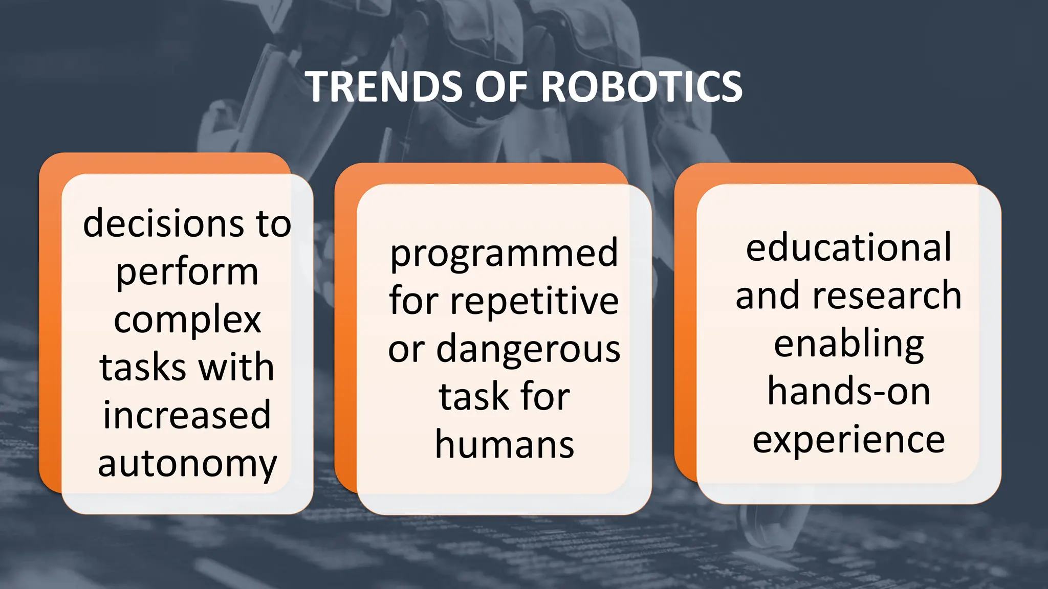 Emerging Trends in Robots.pptx | Robotics | Technology & Computing