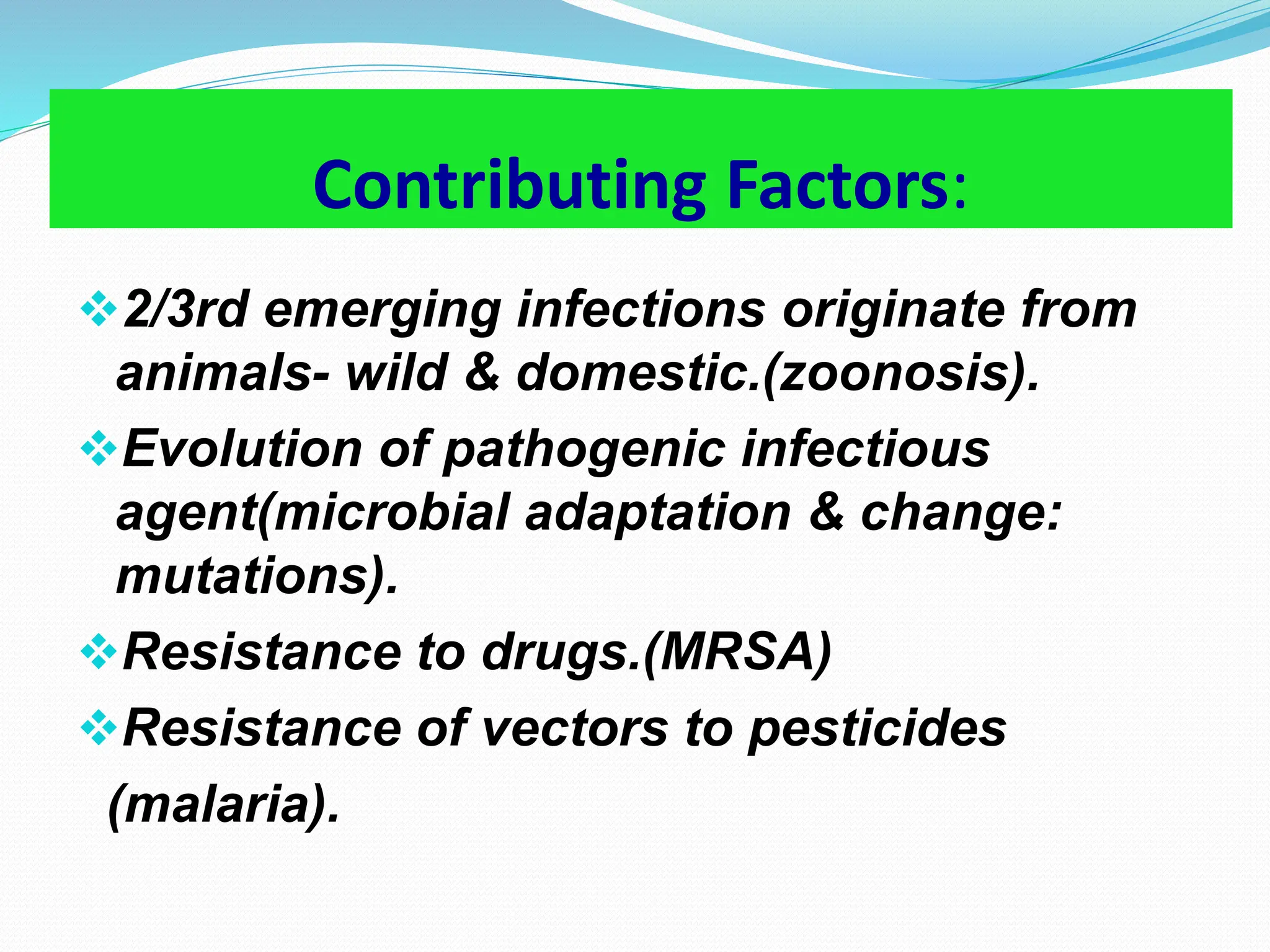 Emerging & Re-emerging BacteriaI Infection.pptx