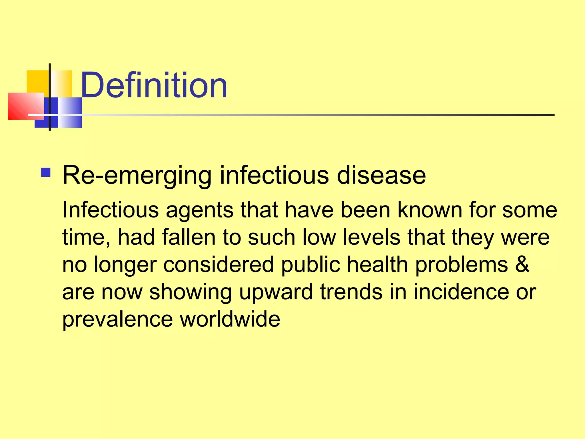 Emerging & re emerging infectious diseases | PPT