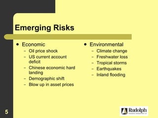 Developing an Emerging Risk Strategy | PPT