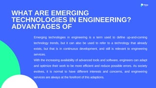 EMERGING TECHNOLOGIES IN ENGINEERING | PDF