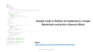 Basics of Block Chain | PDF