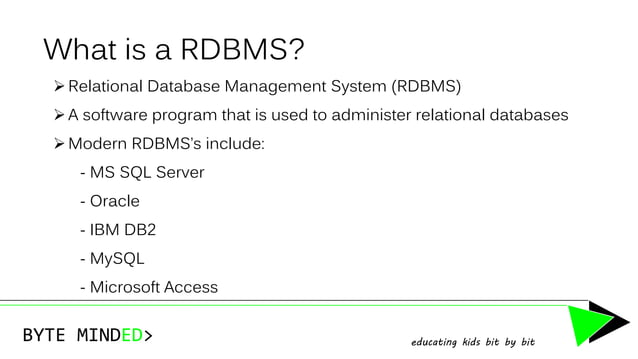 Emerging Technologies in RDBMSs | PPT