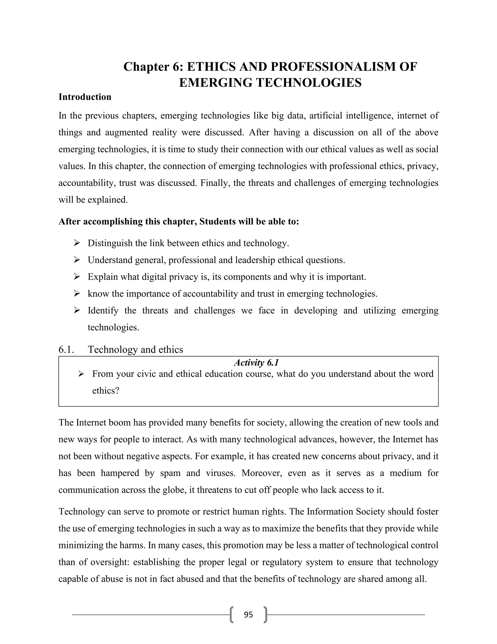Emerging technologies module | PDF